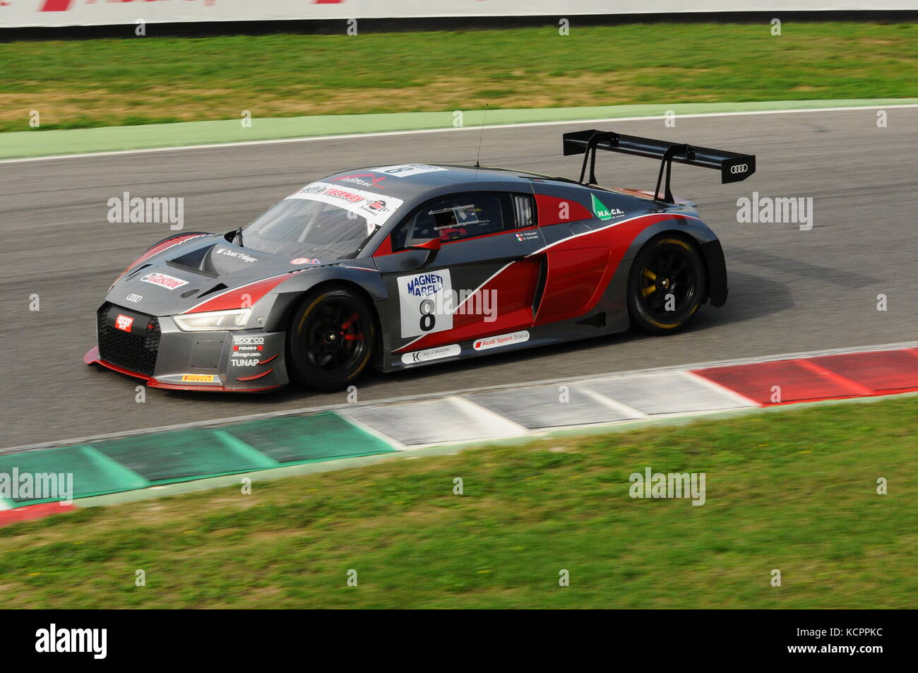 Mugello Circuit, Italy. 6th Oct, 2017. AUDI R8 LMS AUDI SPORT Italia ...