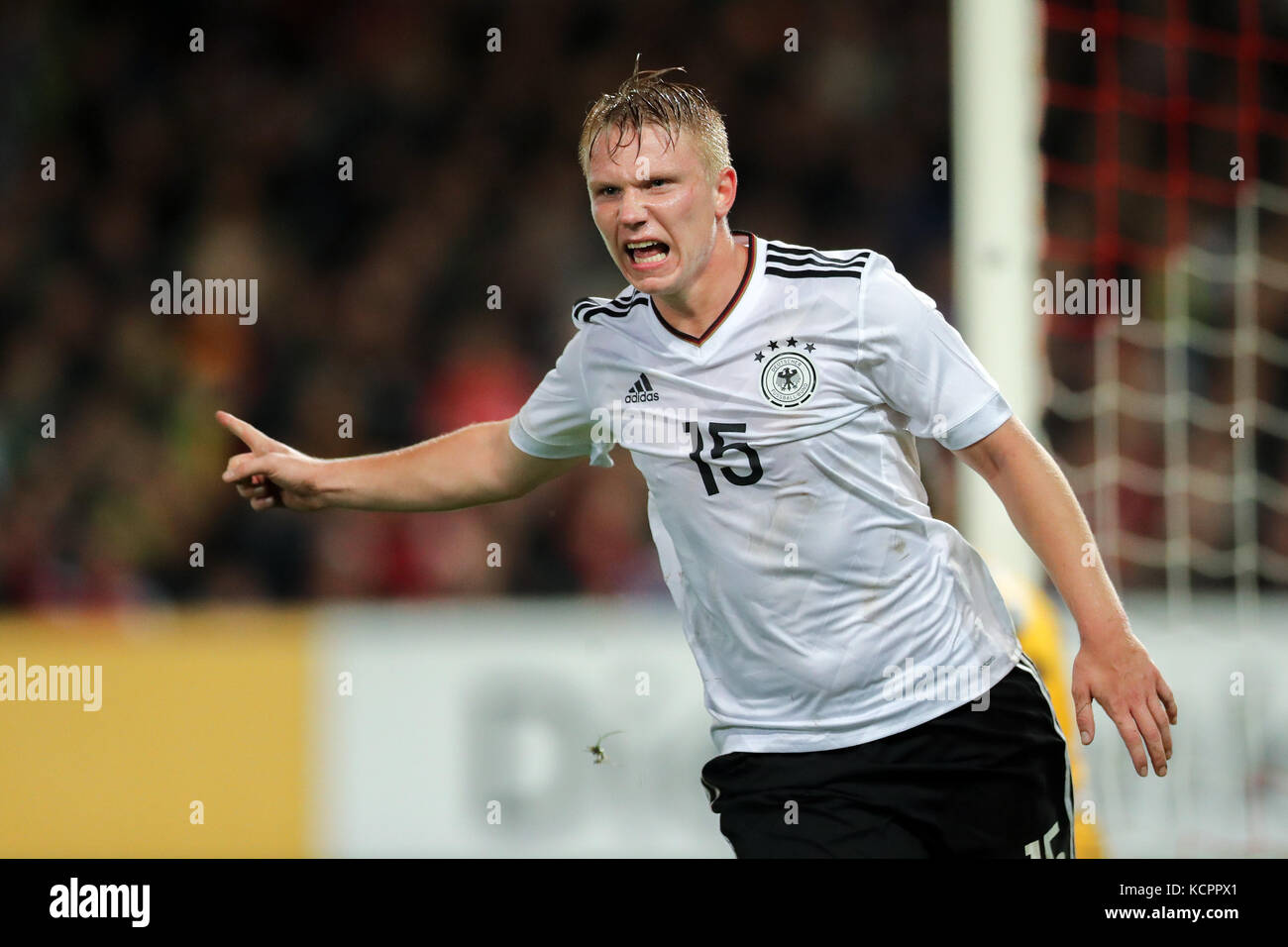 Germany's Phillipp Ochs celebrating scoring the 3:0 goal during the ...