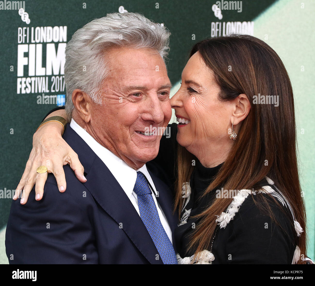 London, UK. 6th Oct, 2017. Dustin Hoffman, Lisa Hoffman, The Meyerowitz ...