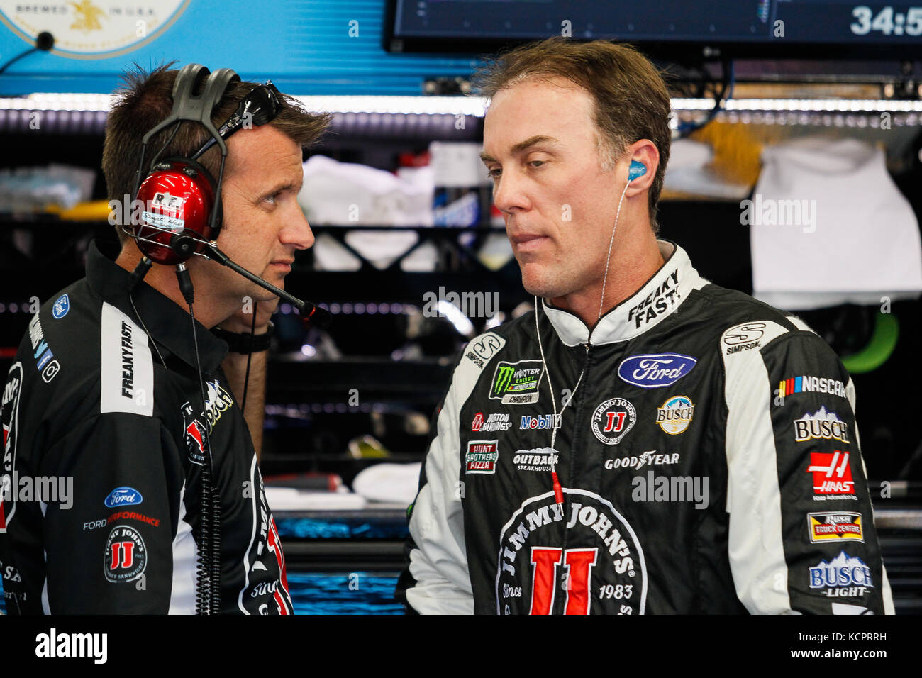 Charlotte, NC, USA. 6th Oct, 2017. Monster Energy Series driver Kevin ...