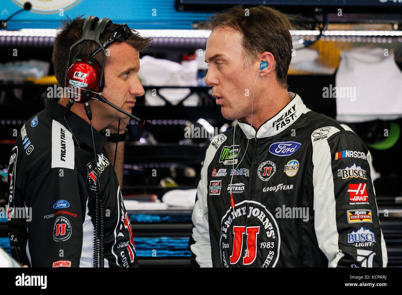 Charlotte, NC, USA. 6th Oct, 2017. Monster Energy Series driver Kevin ...