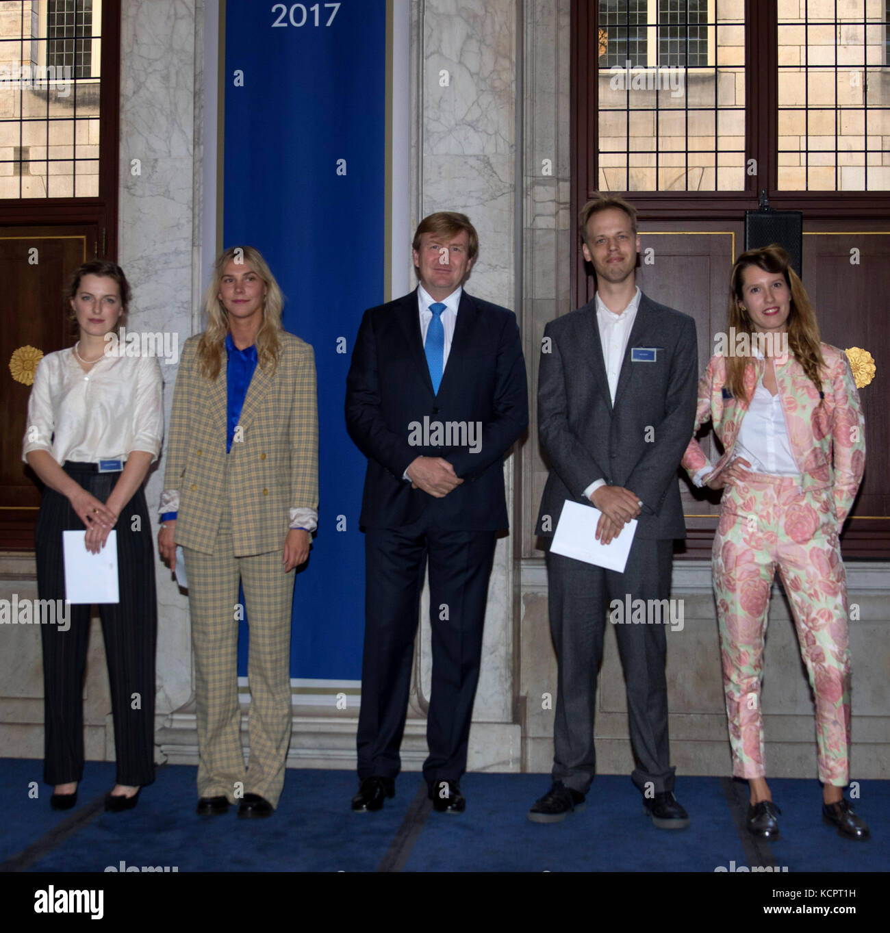 Amsterdam, Netherlands. 06th Oct, 2017. King Willem-Alexander with ...