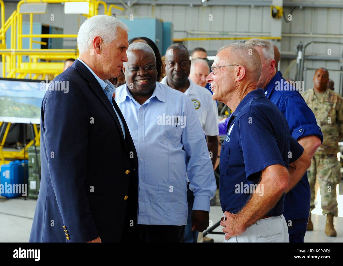St Croix, USA. 6th Oct, 2017. U.S. FEMA Federal Coordinating Officer ...