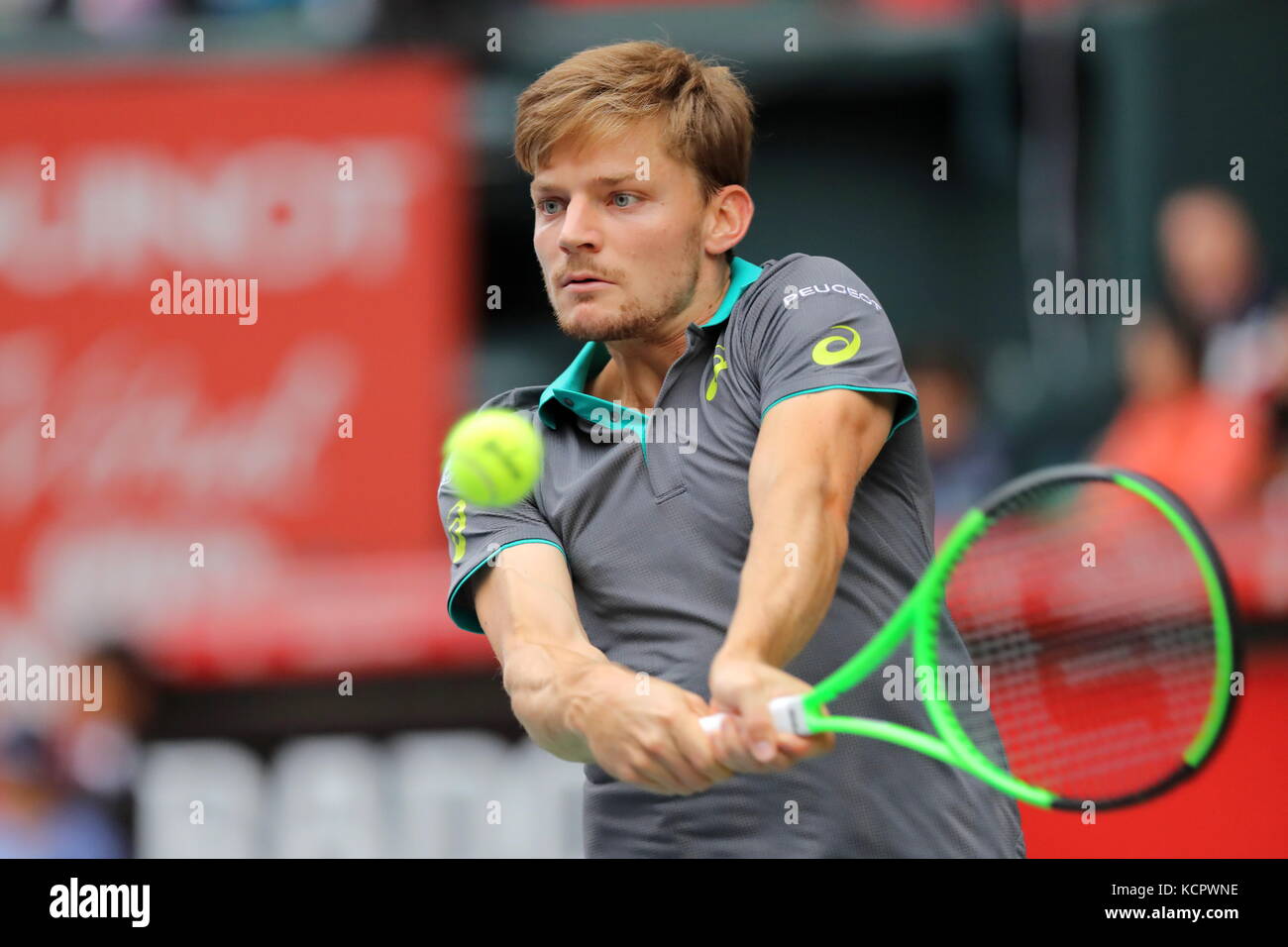 Ariake Coliseum, Tokyo, Japan. 6th Oct, 2017. David Goffin (BEL ...