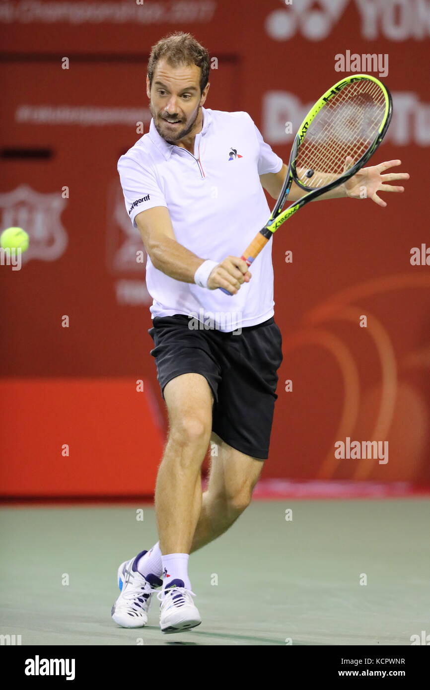 Ariake Coliseum, Tokyo, Japan. 6th Oct, 2017. Richard Gasquet (FRA ...