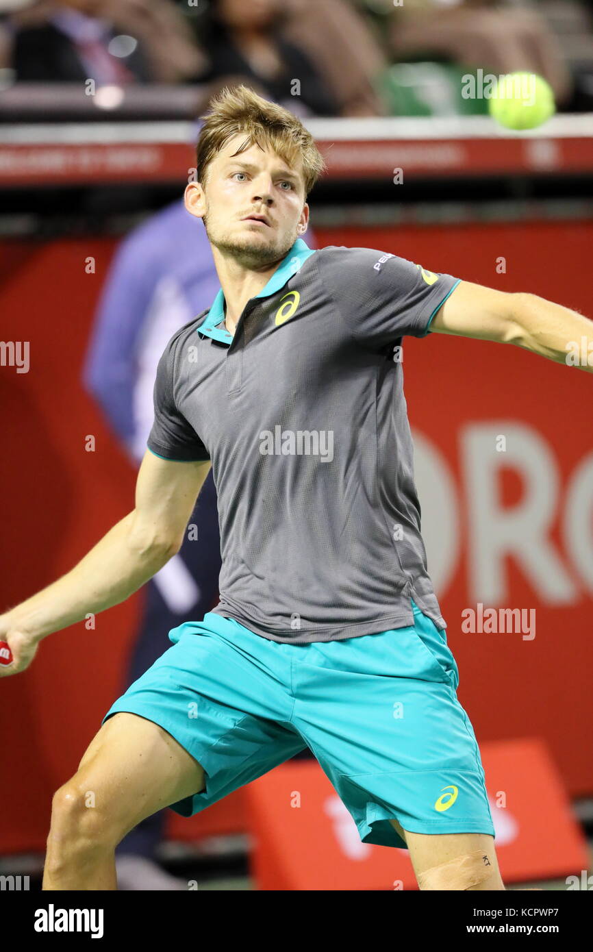 Ariake Coliseum, Tokyo, Japan. 6th Oct, 2017. David Goffin (BEL ...
