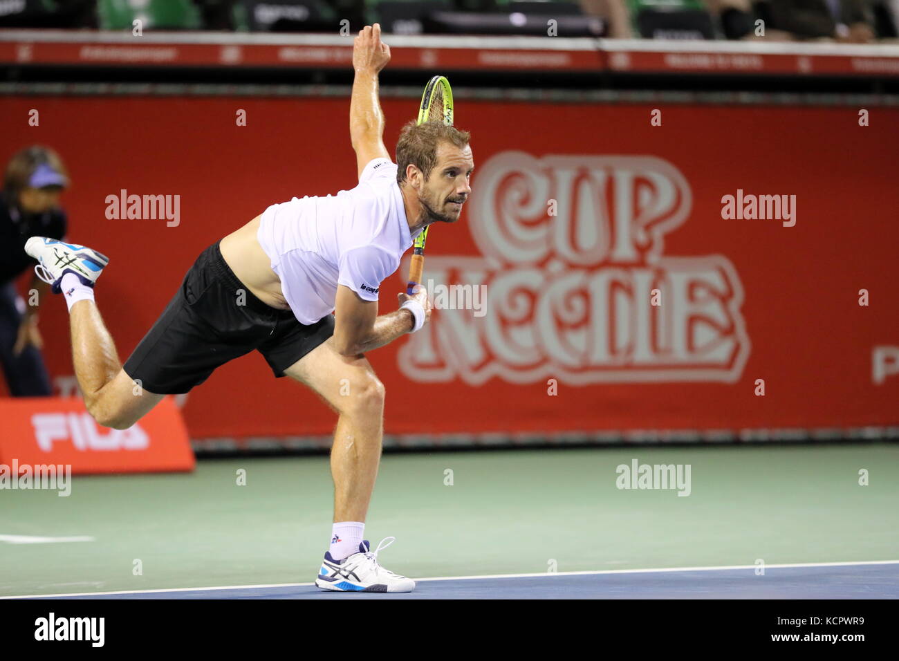 Ariake Coliseum, Tokyo, Japan. 6th Oct, 2017. Richard Gasquet (FRA ...