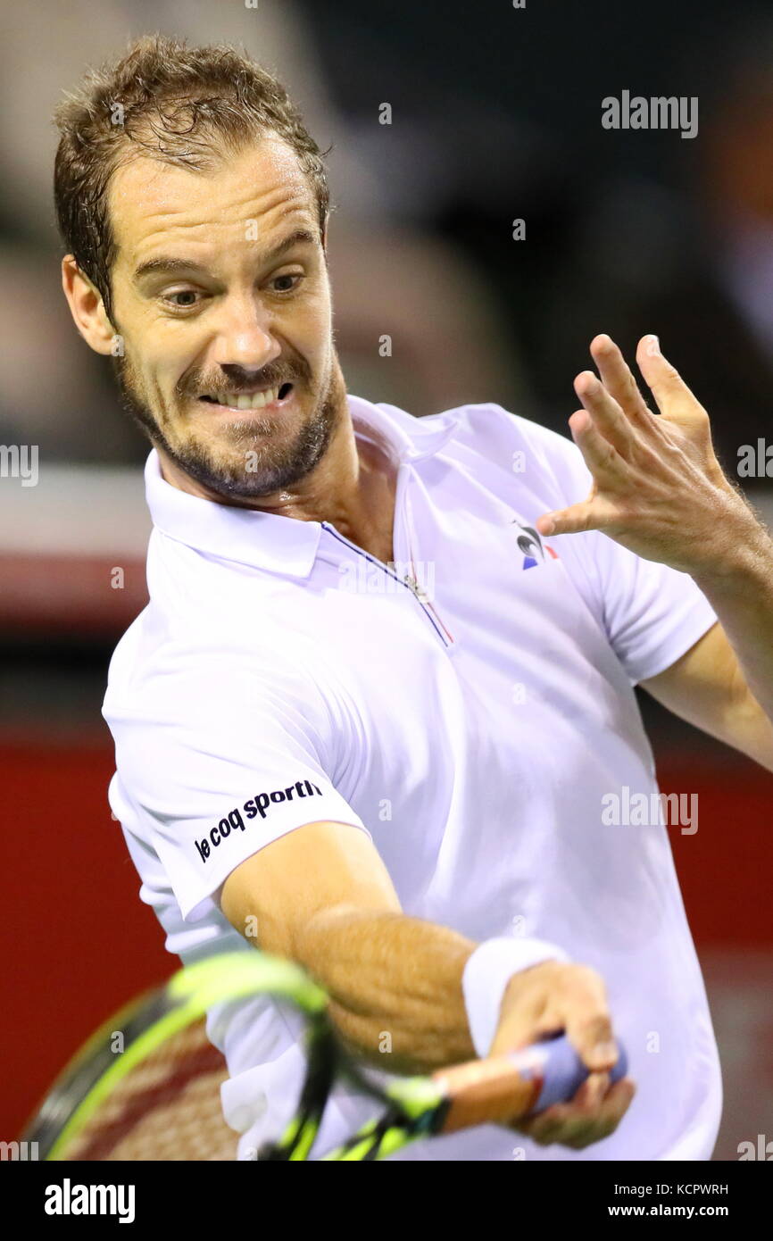 Ariake Coliseum, Tokyo, Japan. 6th Oct, 2017. Richard Gasquet (FRA ...