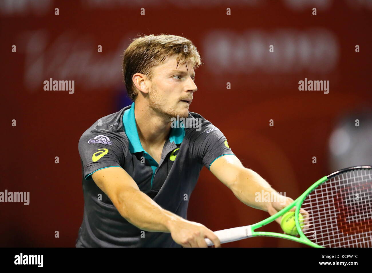 Ariake Coliseum, Tokyo, Japan. 6th Oct, 2017. David Goffin (BEL ...