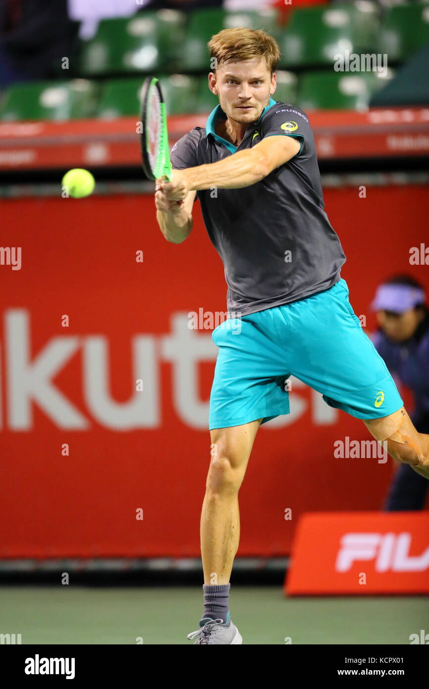 Ariake Coliseum, Tokyo, Japan. 6th Oct, 2017. David Goffin (BEL ...