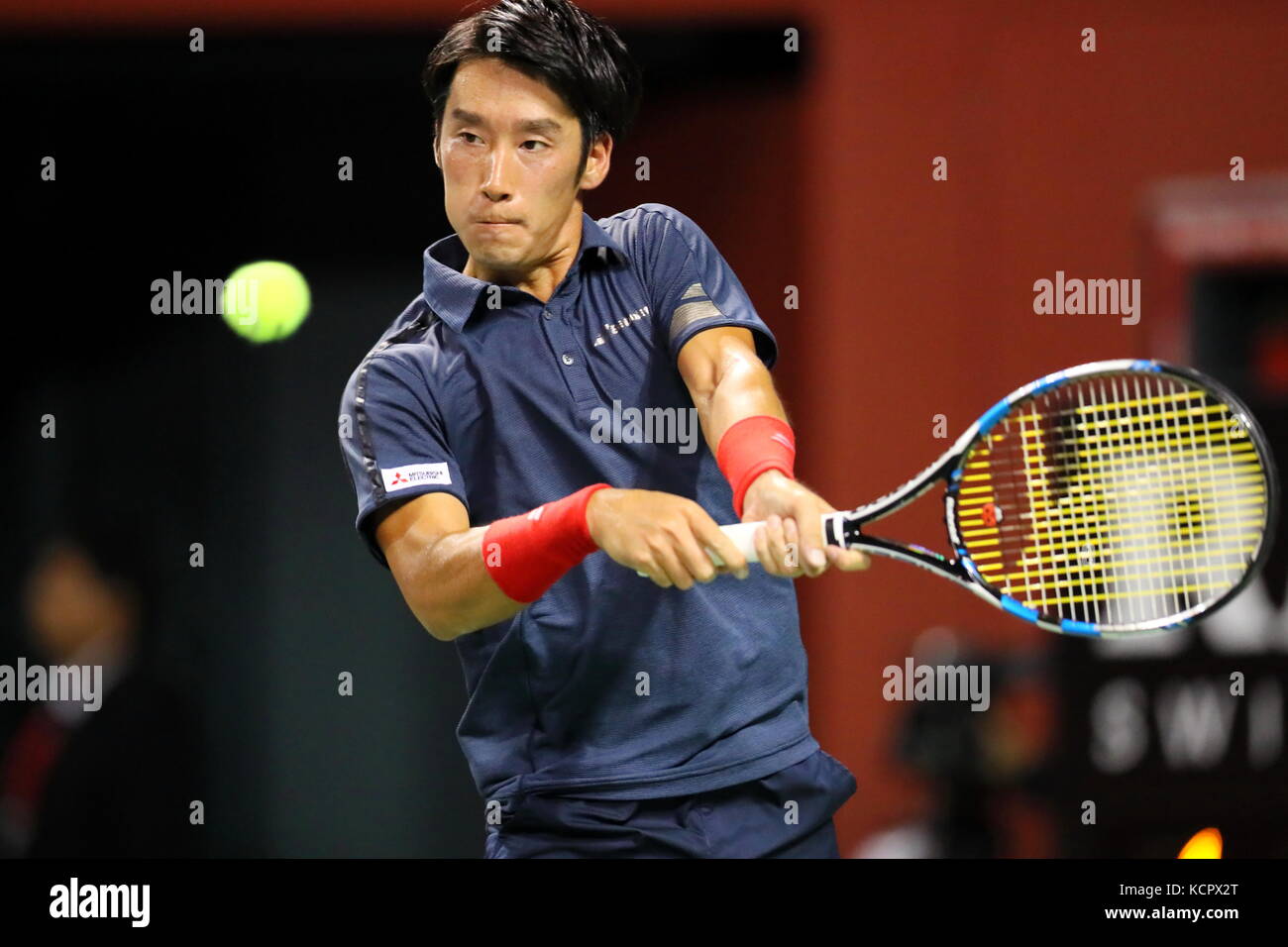 Ariake Coliseum, Tokyo, Japan. 6th Oct, 2017. Yuichi Sugita (JPN), Rakuten Japan Open Tennis ...