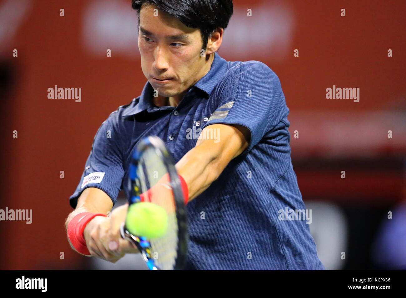 Ariake Coliseum, Tokyo, Japan. 6th Oct, 2017. Yuichi Sugita (JPN), Rakuten Japan Open Tennis ...