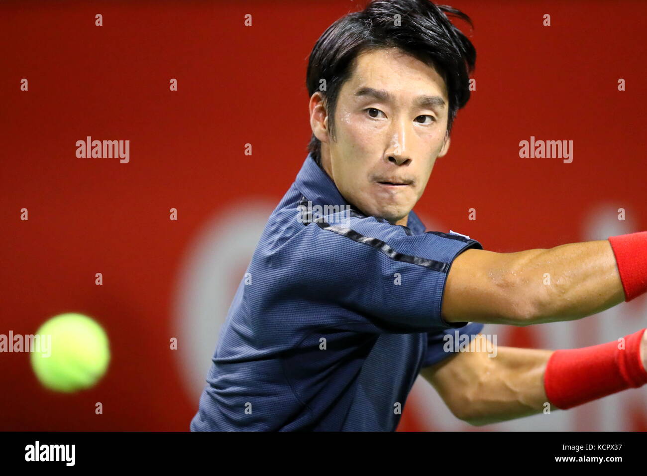 Ariake Coliseum, Tokyo, Japan. 6th Oct, 2017. Yuichi Sugita (JPN), Rakuten Japan Open Tennis ...
