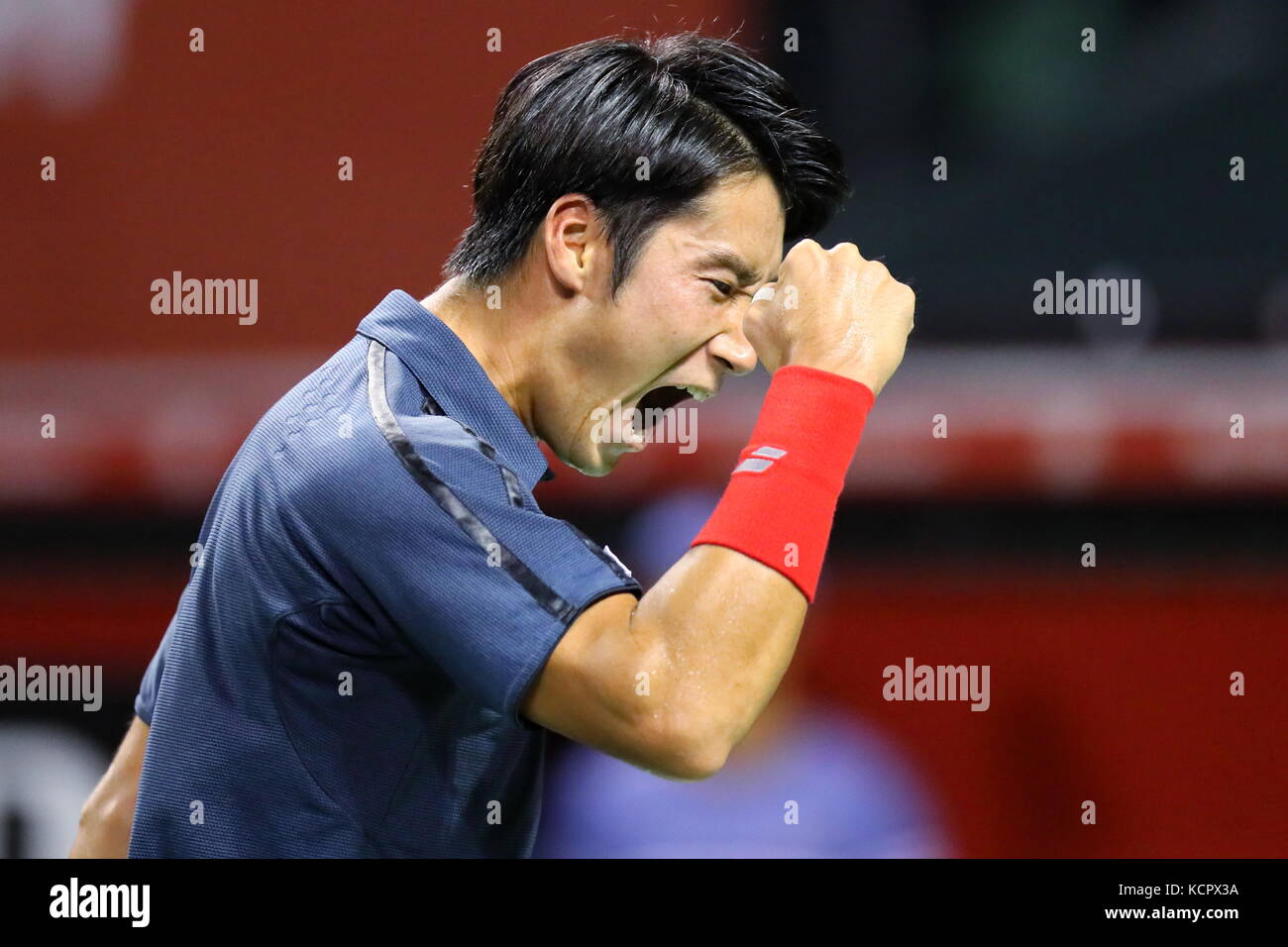 Ariake Coliseum, Tokyo, Japan. 6th Oct, 2017. Yuichi Sugita (JPN), Rakuten Japan Open Tennis ...