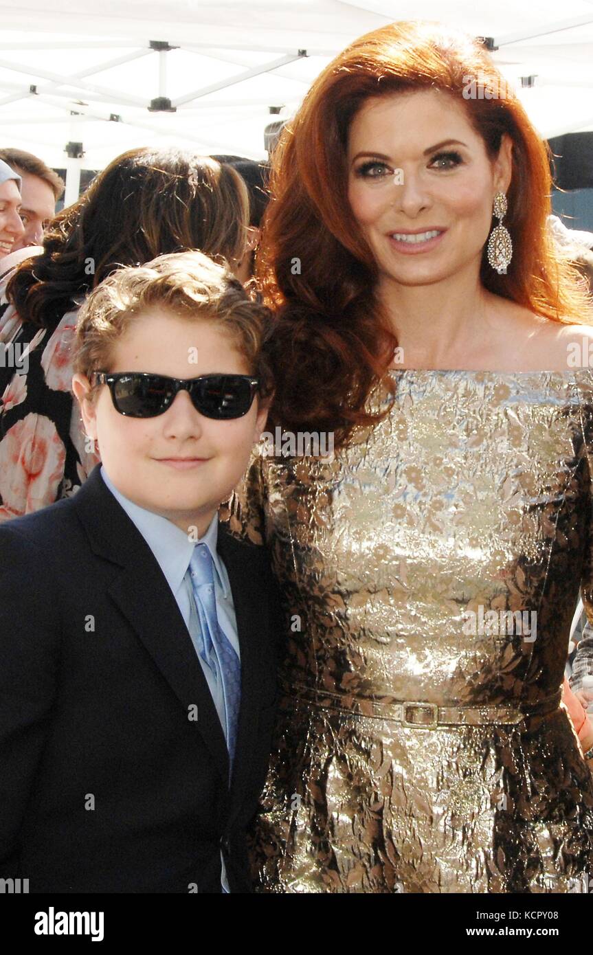 Los Angeles, CA, USA. 6th Oct, 2017. Debra Messing, Rowan Zelman at the ...