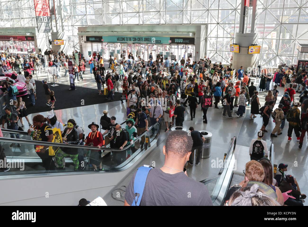 Javits Convention Center, New York, USA, October 06 2017 - Thousands of ...