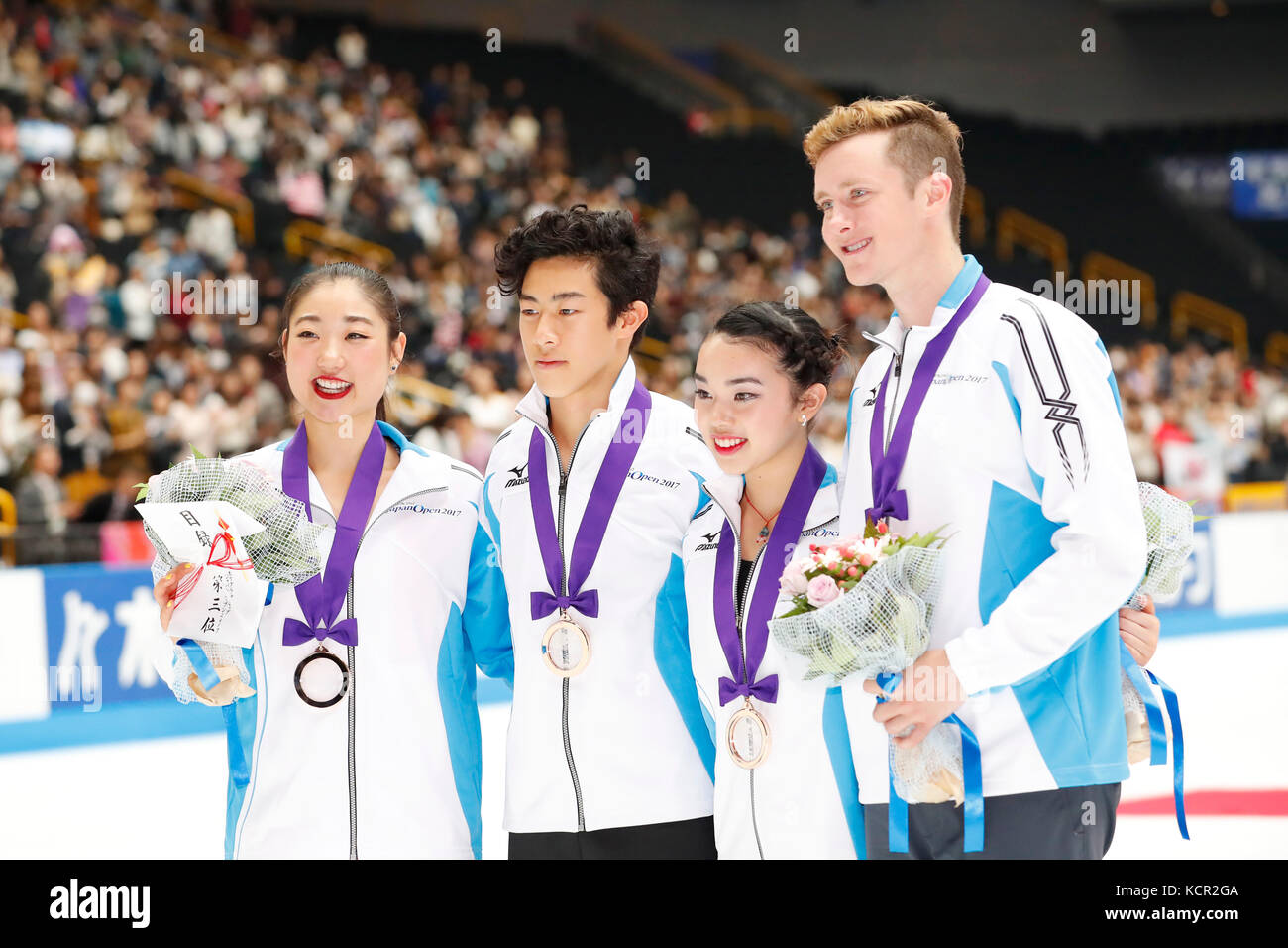 Saitama Super Arena, Saitama, Japan. 7th Oct, 2017. (L-R) Mirai Nagasu ...