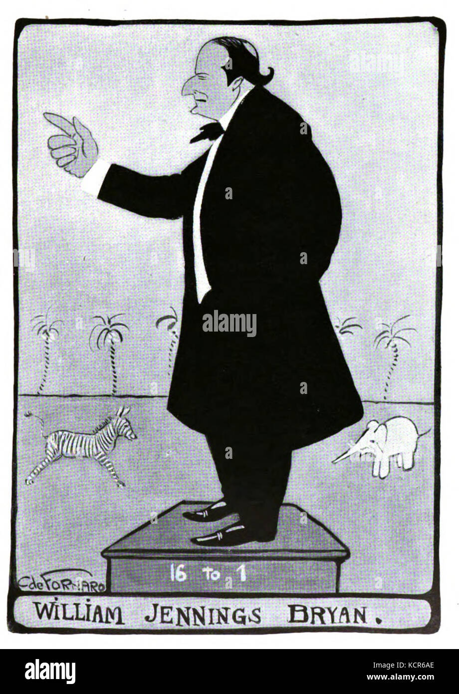 William jennings bryan illustration hi-res stock photography and images ...