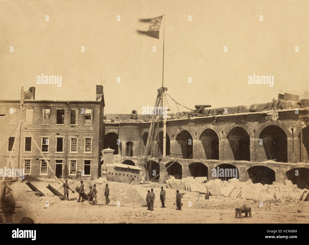 Map of fort sumter hi-res stock photography and images - Alamy