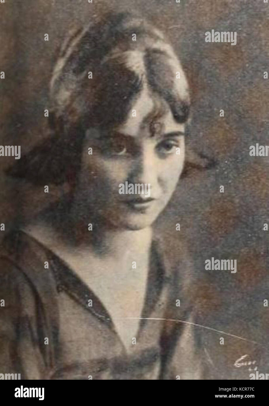This photograph from October 1920 features Agnes Ayres, an American ...