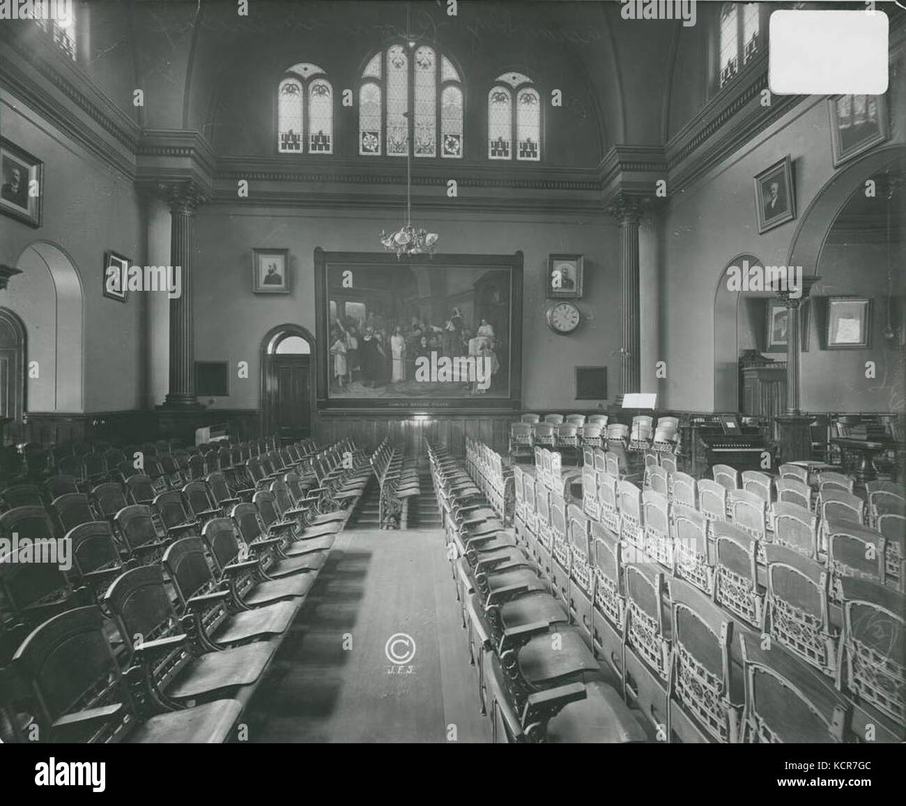 Assembly room in the annex Stock Photo - Alamy