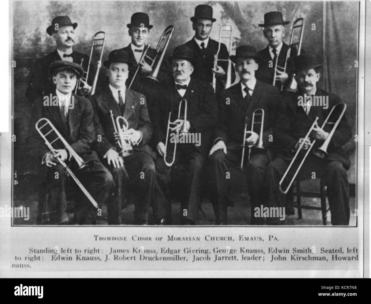 Emaus trombone choir Stock Photo - Alamy