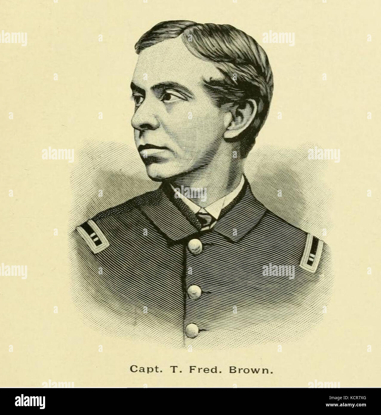 Captain Thomas Frederick Brown Stock Photo - Alamy