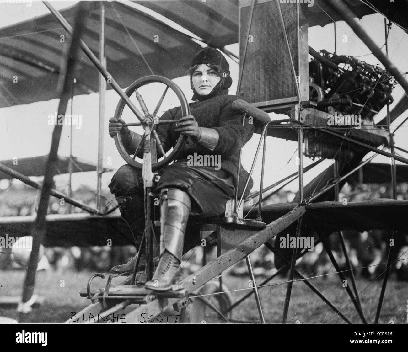 Blanche Stuart Scott Stock Photo - Alamy