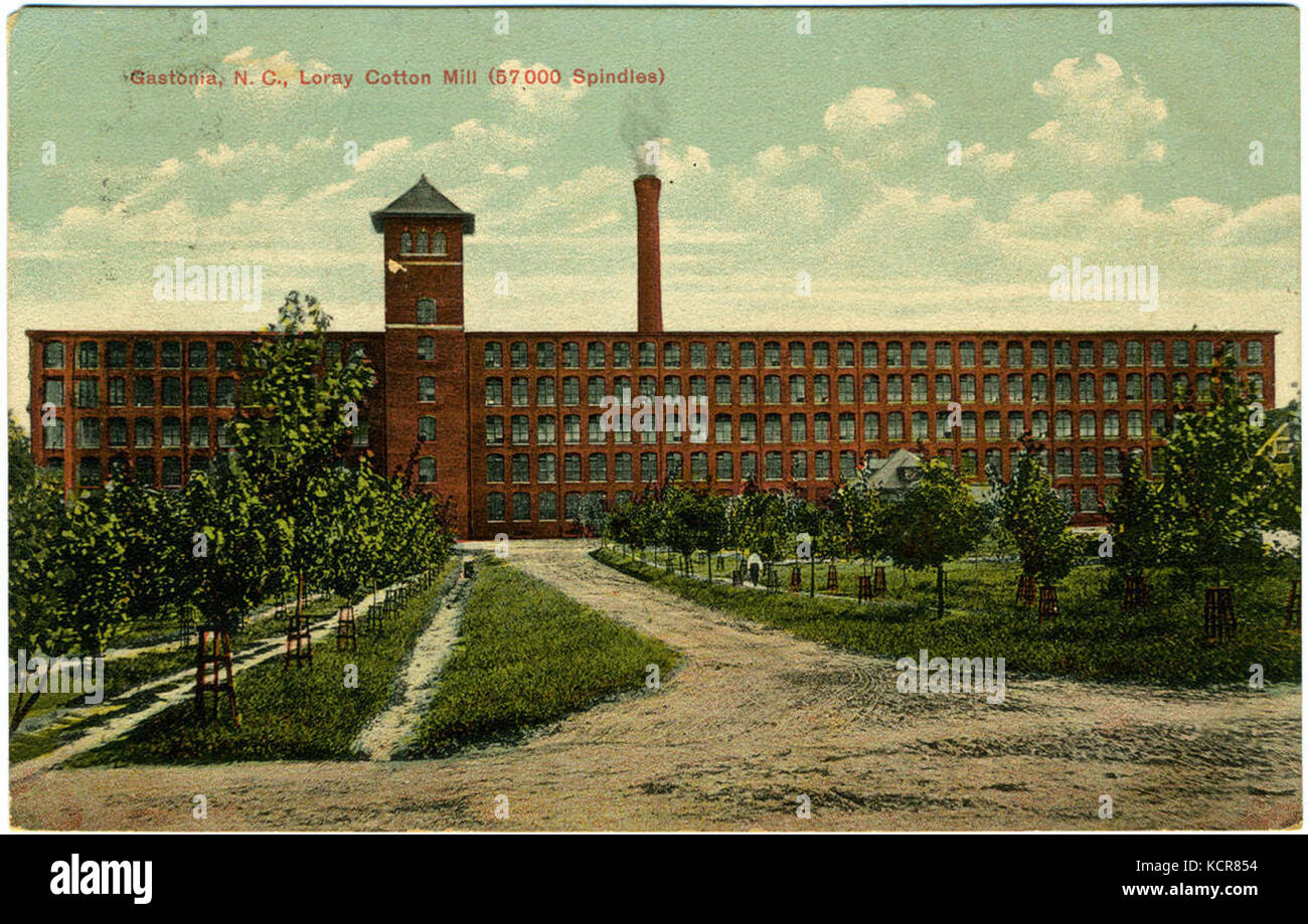 Gastonia NC Loray Cotton Mill 57000 Spindles Stock Photo - Alamy