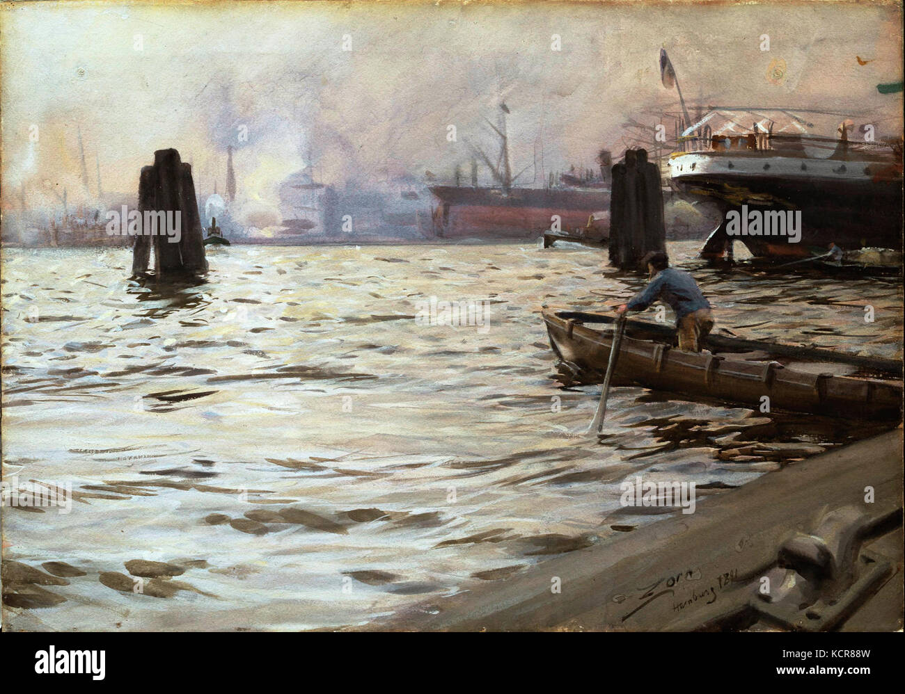 Anders Zorn Hamburg Stock Photo - Alamy
