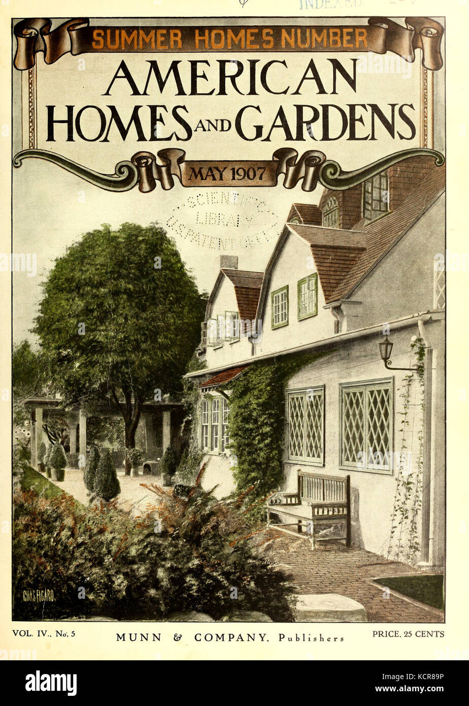 American homes gardens 1907 hi-res stock photography and images - Alamy