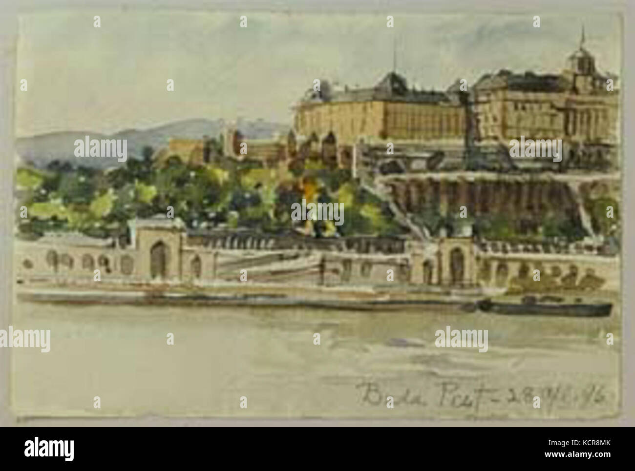 From My Window in Hotel by Eva Scott Fenyes Stock Photo - Alamy