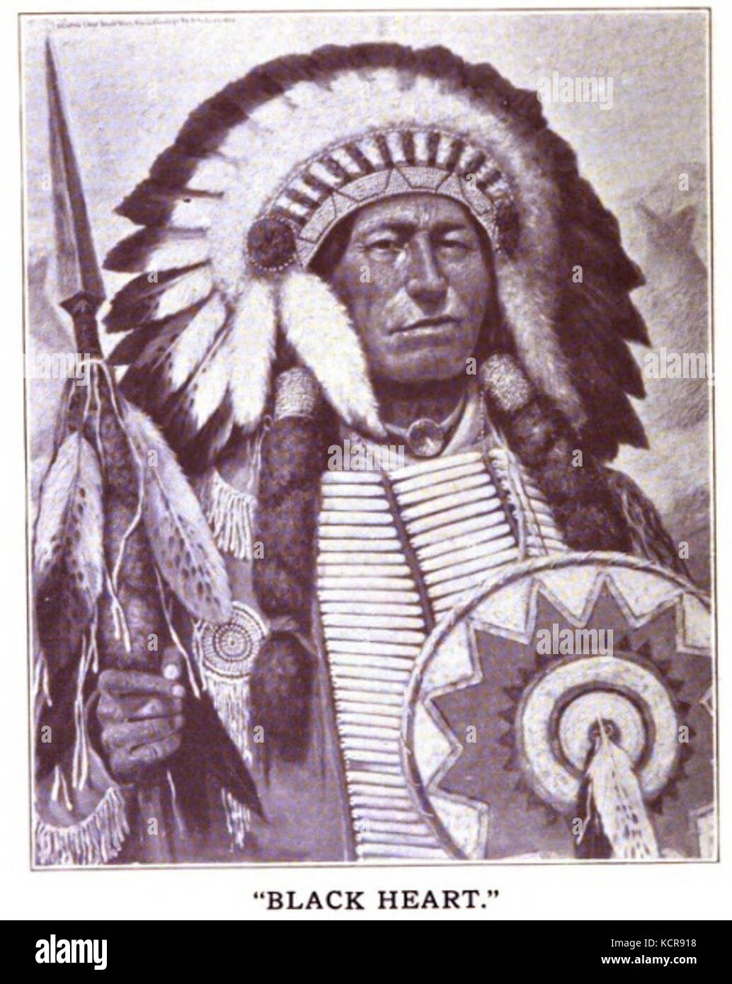 Chief Black Heart Stock Photo - Alamy