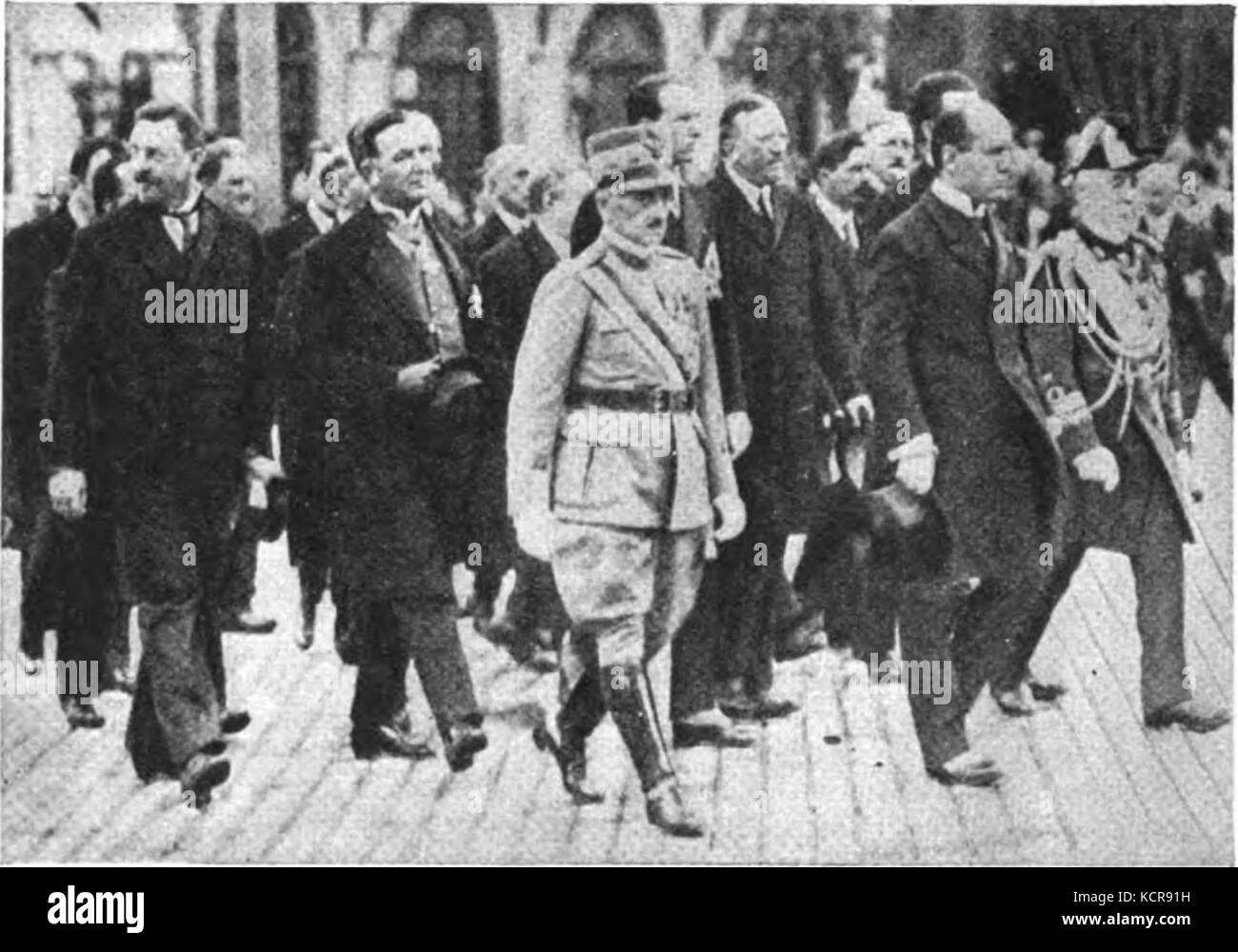 Vintage photo of benito mussolini hi-res stock photography and images ...