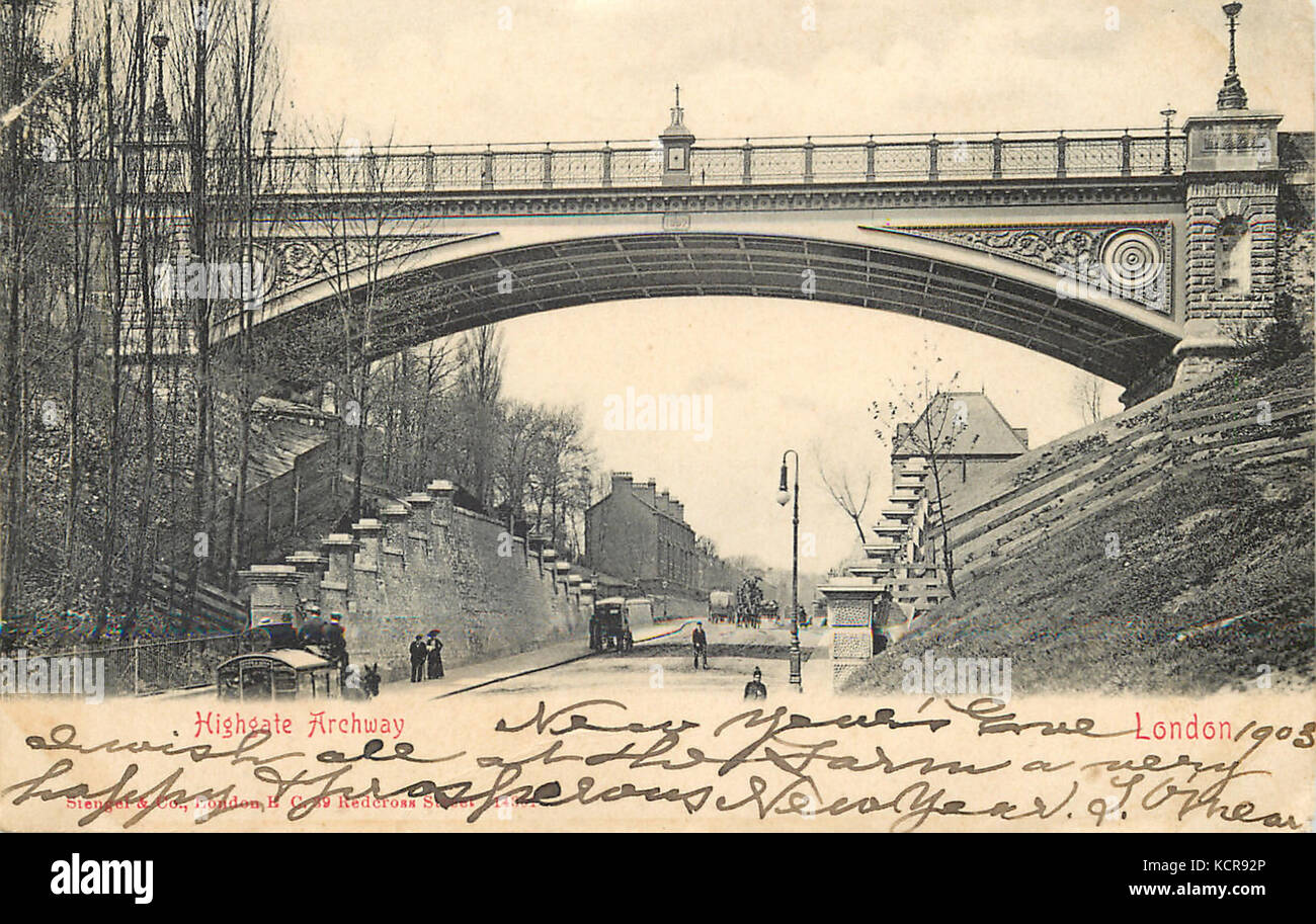 Highgate archway hi-res stock photography and images - Alamy