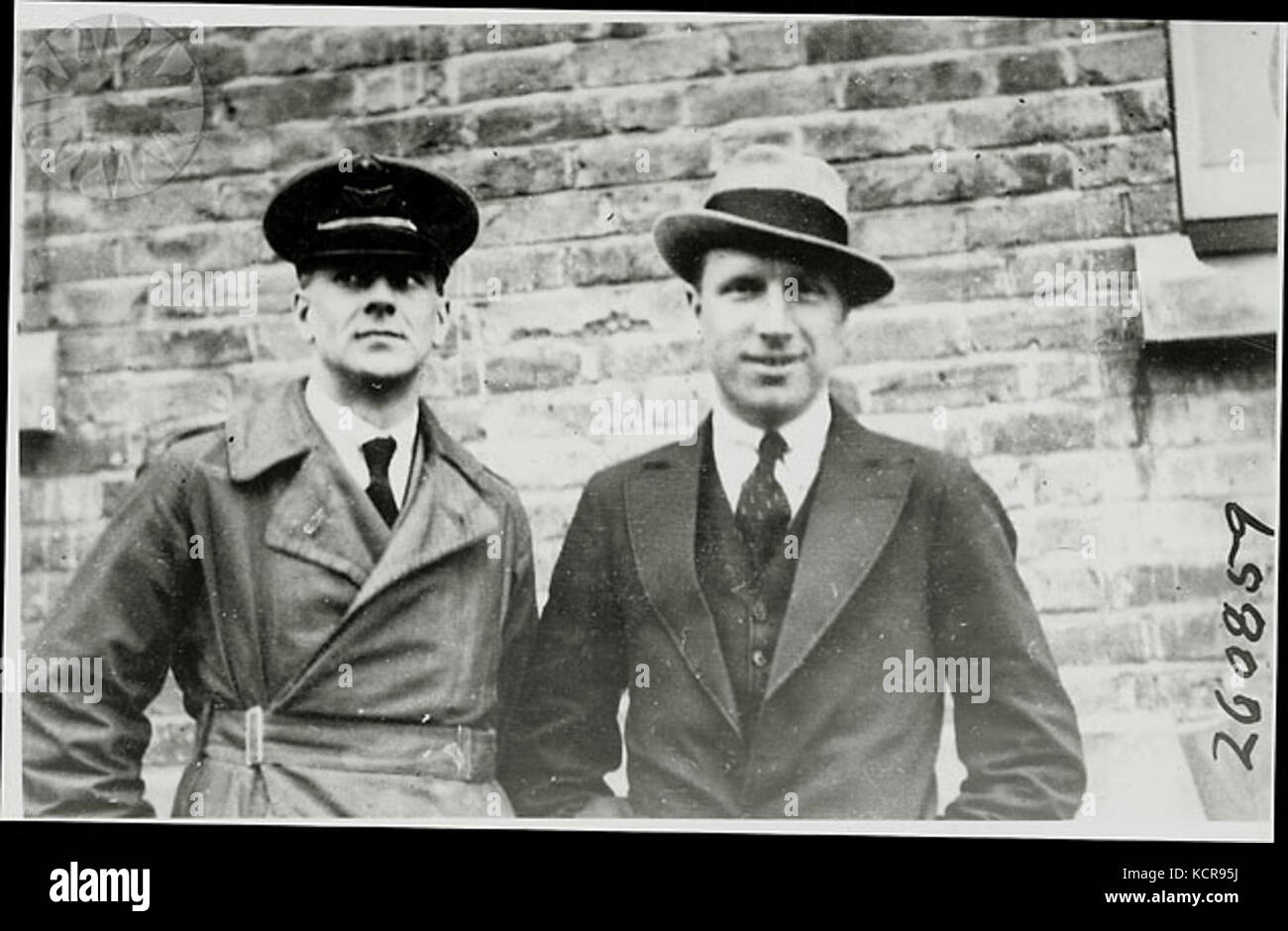 Arthur Whitten Brown and John Alcock in 1919 Stock Photo - Alamy