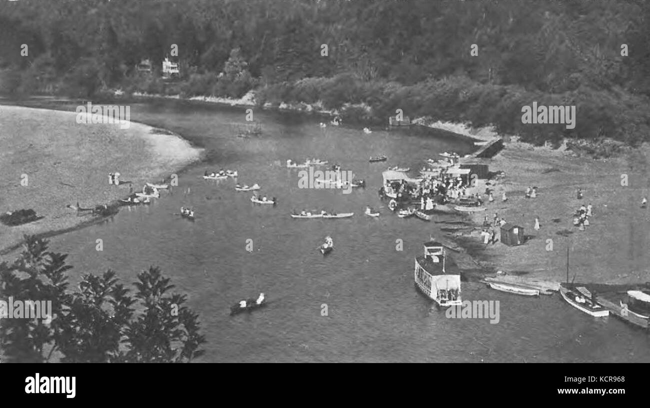 Beach on Russian River at Monte Rio, California (1909 Stock Photo - Alamy