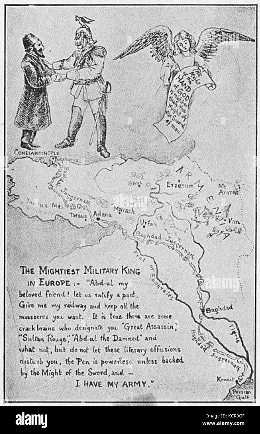 An Armenian view of the Baghdad Railway circa 1915 Kaiser Wilhelm II ...