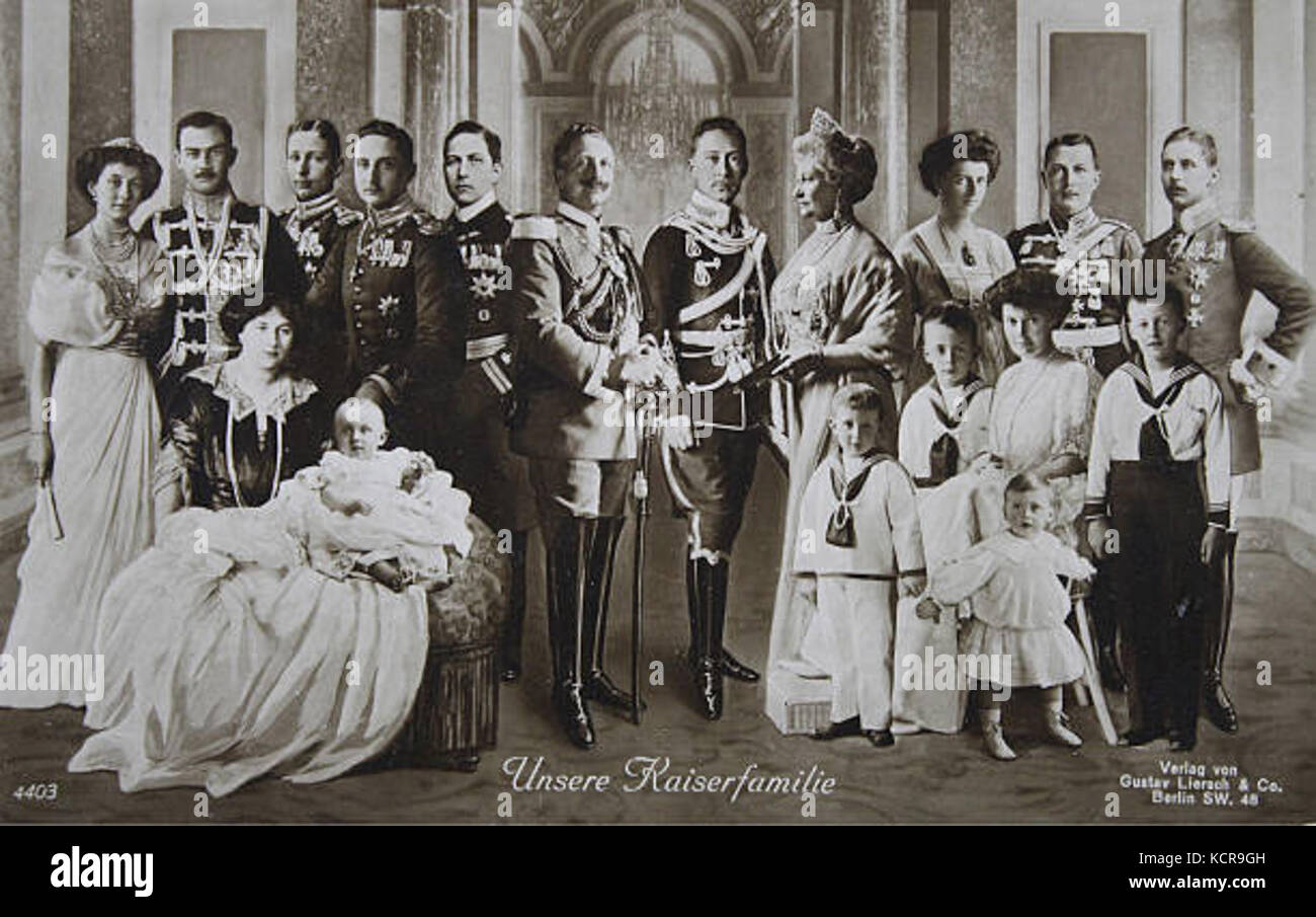 Kaiser Wilhelm Ii His Family Stock Photos & Kaiser Wilhelm Ii His ...