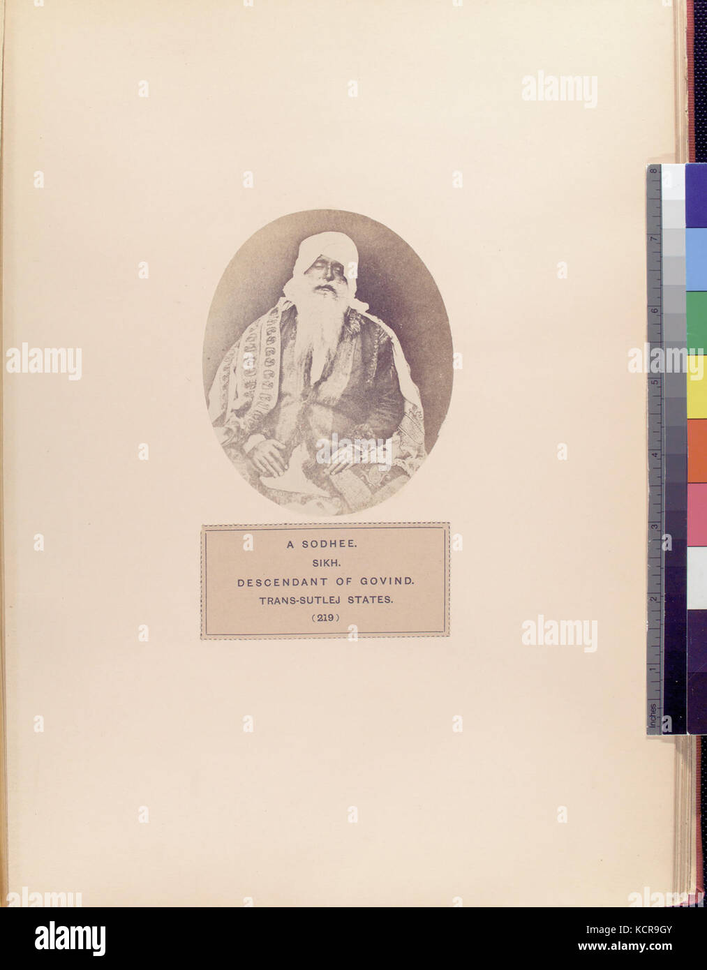 A Sodhee, Sikh, descendant of Govind, Trans Sutlej States (NYPL ...