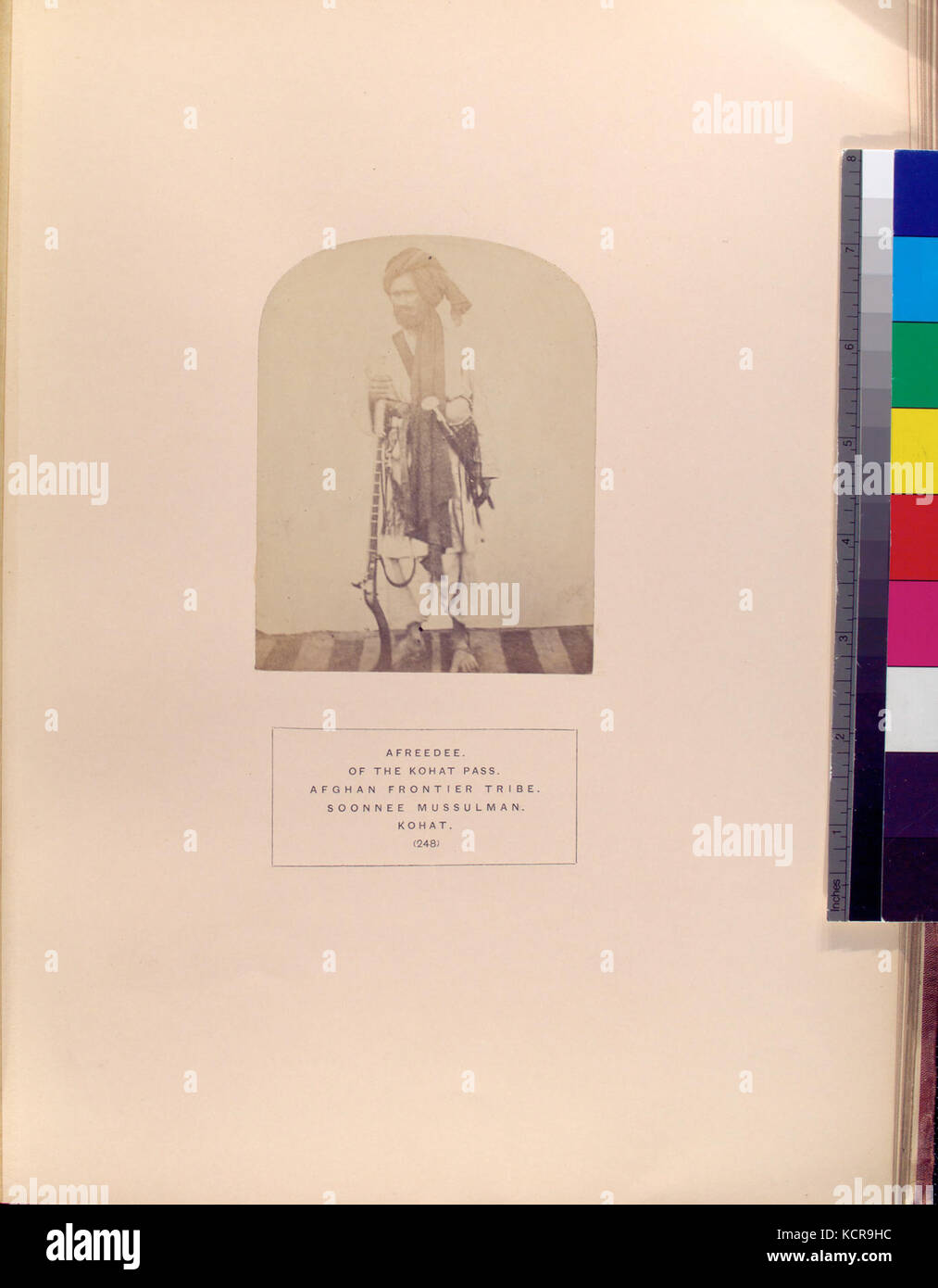 Afreedee, of the Kohat Pass. Afghan frontier tribe. Soonee Mussulman ...