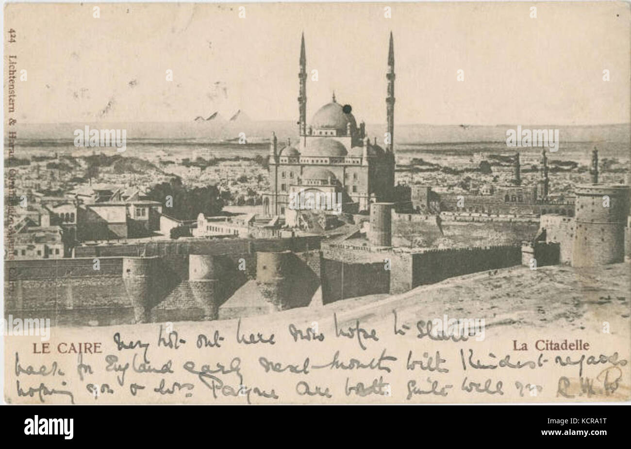 Cairo Citadel and Muhammad Ali Mosque Stock Photo - Alamy