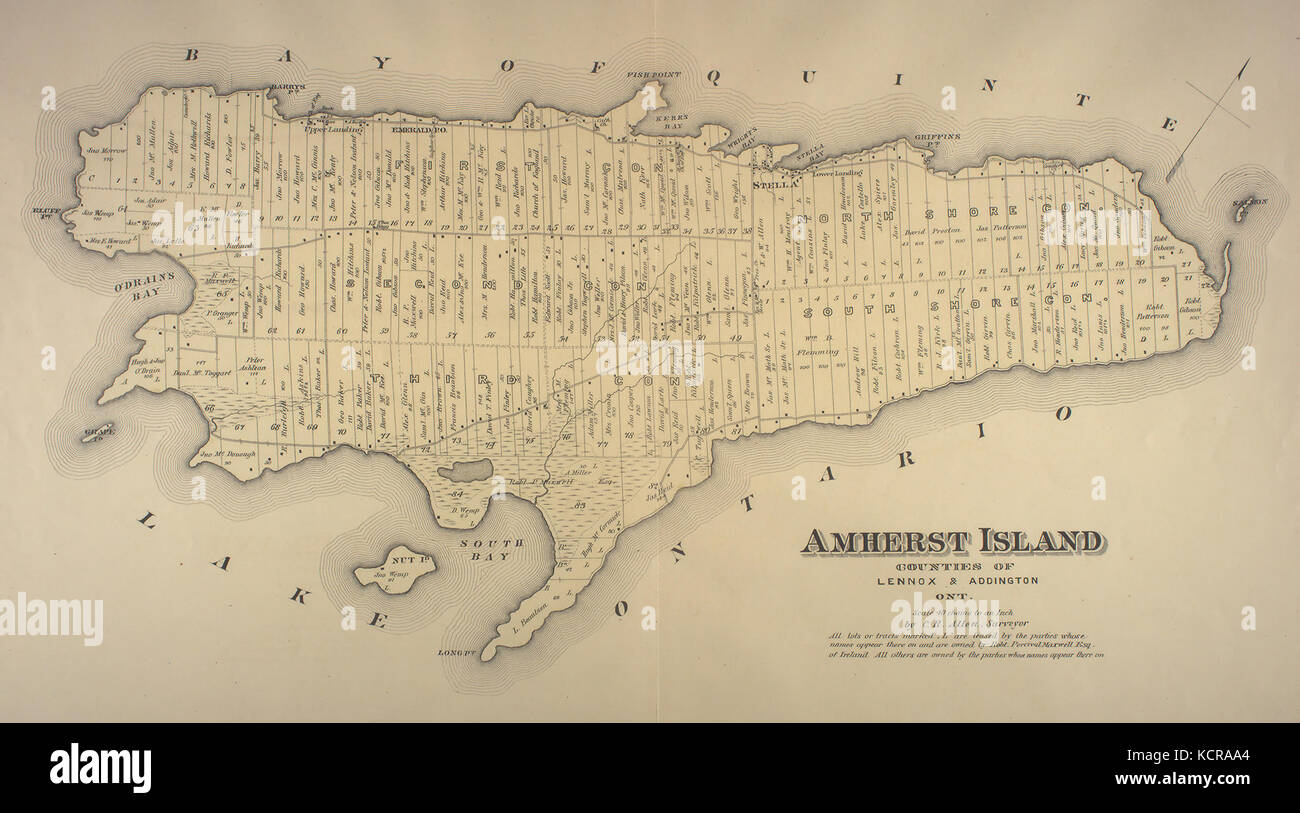 A historical map from 1878 showing the layout and features of Amherst ...
