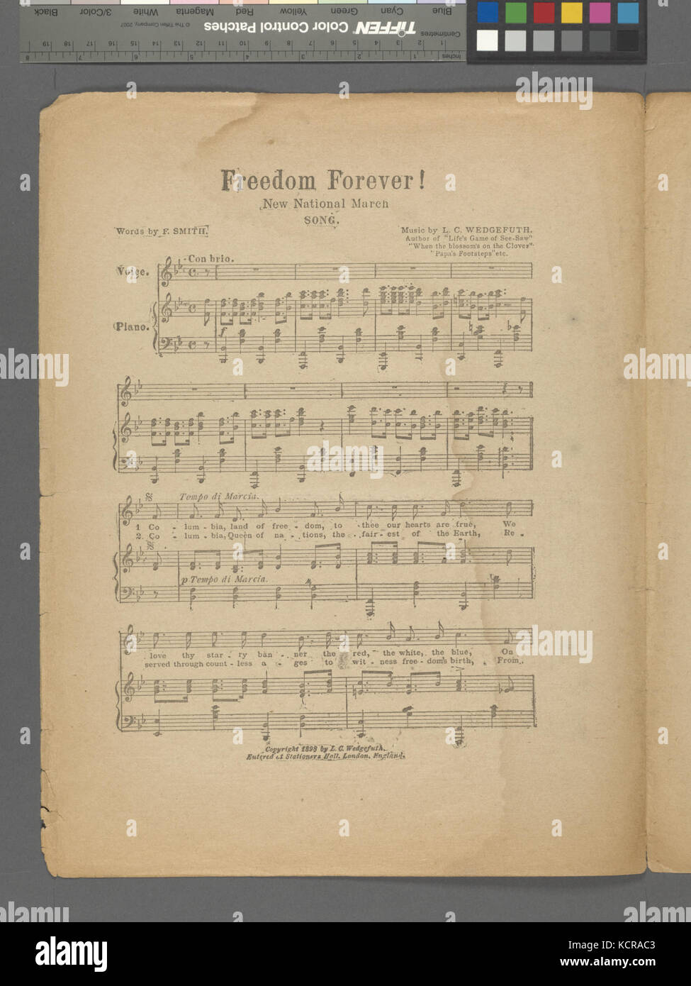 Freedom forever (NYPL Hades 609959 1801199 Stock Photo - Alamy