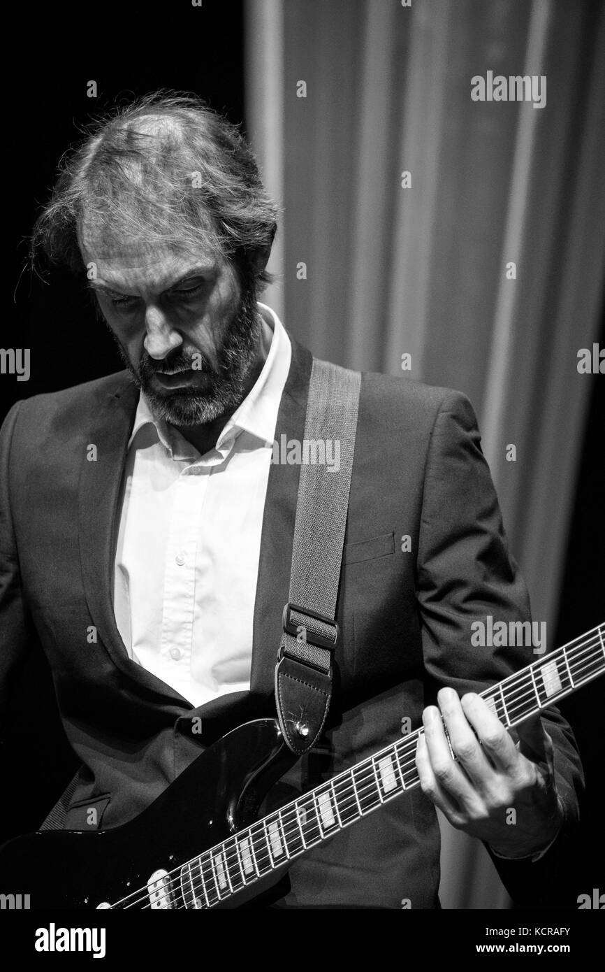 Bassist Jim Bar plays live with Get The Blessing, Scarborough Jazz ...