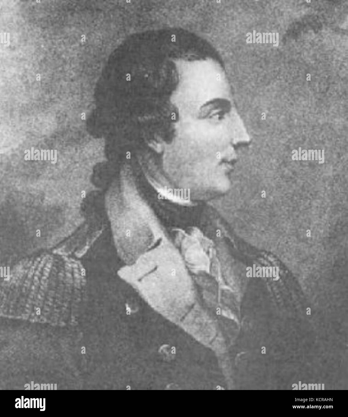 Henry Ludington sketch ca 1800 Stock Photo - Alamy