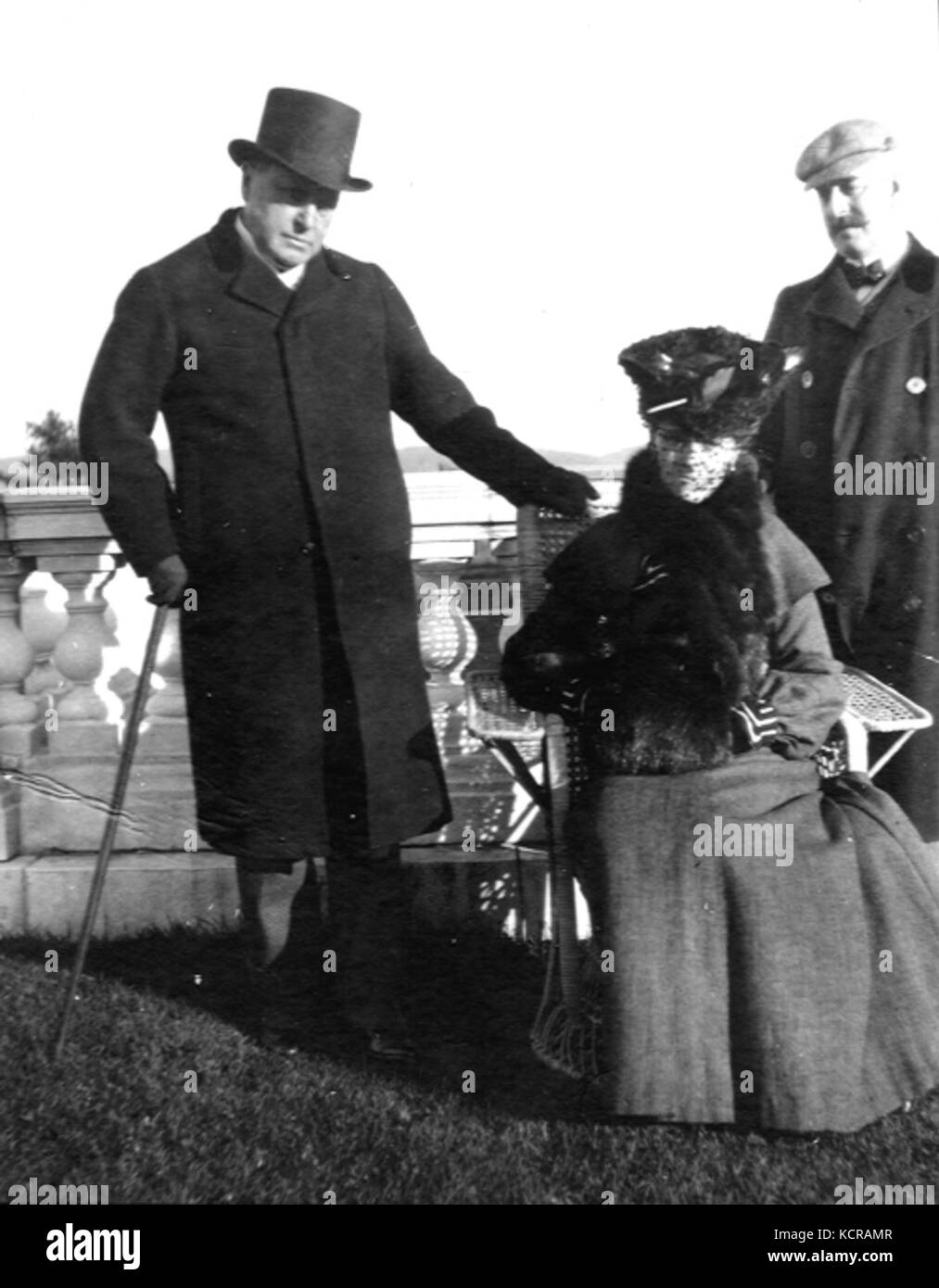 Henry James, Edith Wharton and Howard Sturgis on the veranda at The ...