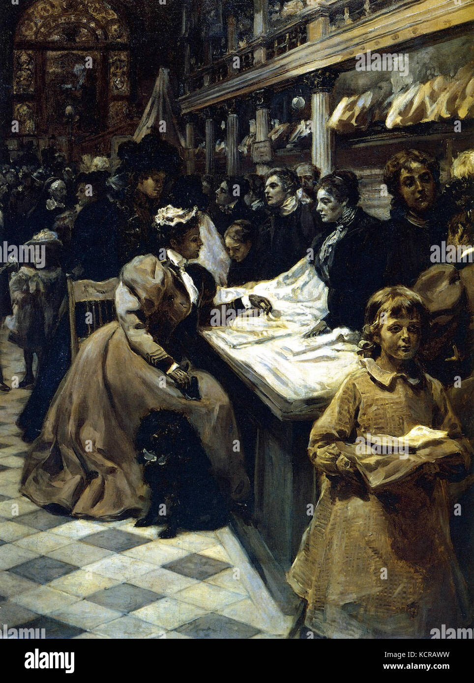 Alice Barber Stephens, The Women in Business, 1897 Stock Photo - Alamy