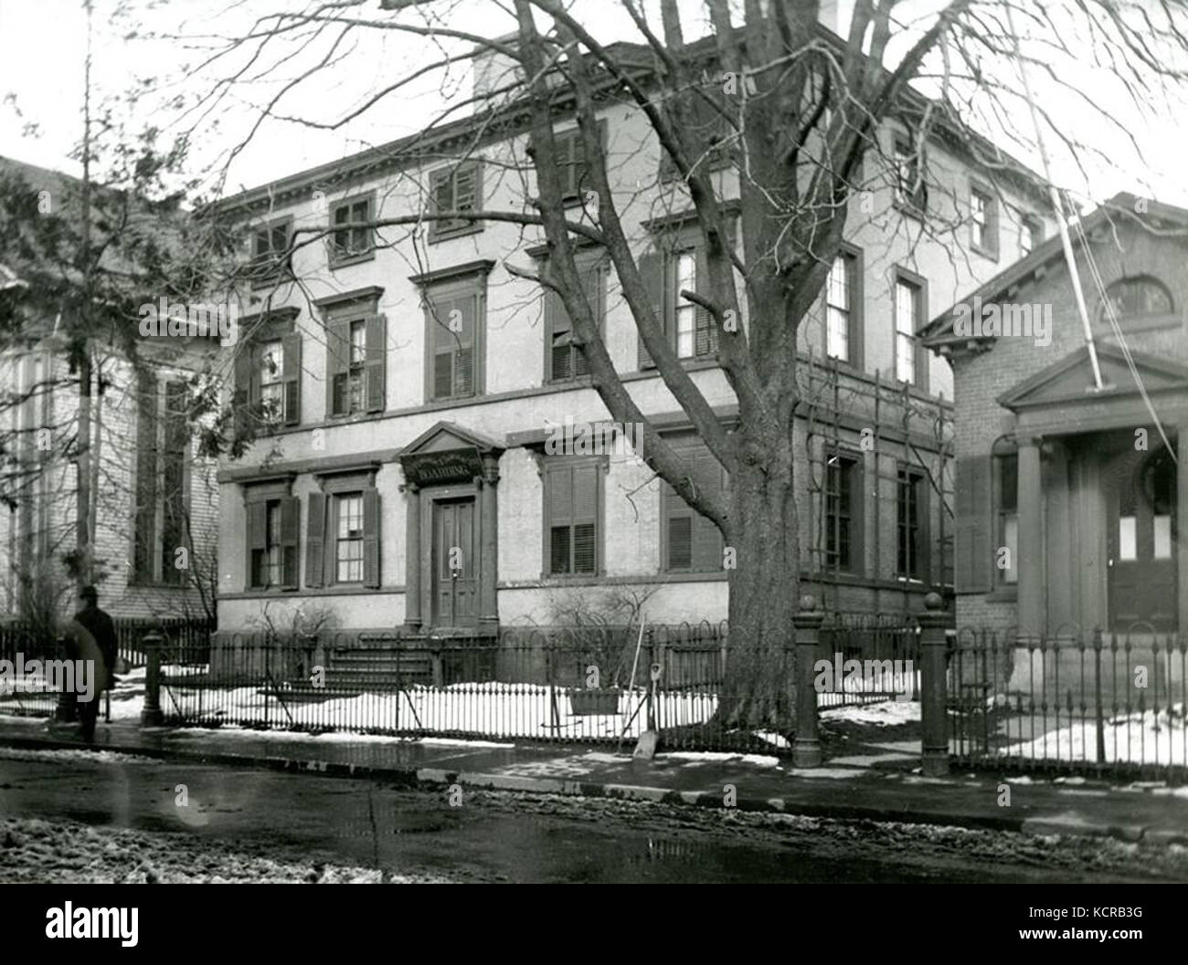 Francis Malbone House (1760) in 1888 Stock Photo - Alamy