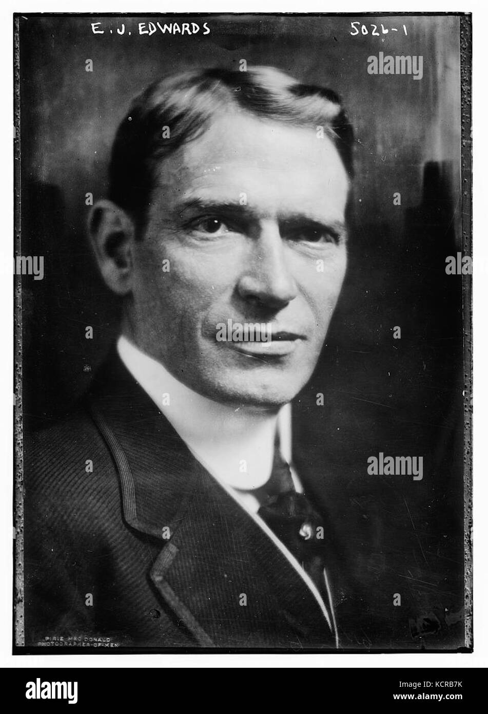 Edward Irving Edwards circa 1918 Stock Photo - Alamy
